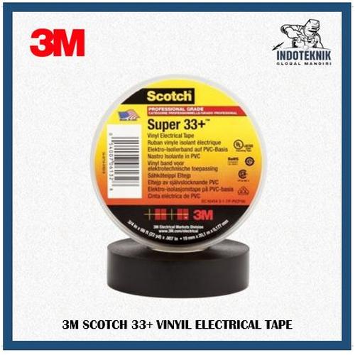 Jual 3M Isolasi Scotch Super 33+ Vinyl Electrical Tape Isolasi Listrik ...