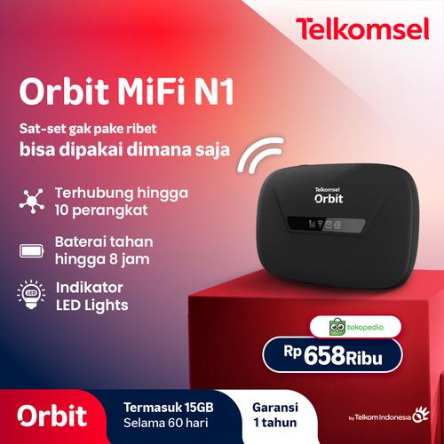 Jual MODEM TELKOMSEL ORBIT MIFI N1 / N2 BONUS DATA 15GB 60 HARI RESMI ...