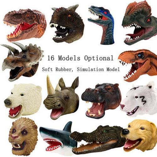 Jual Mainan Sarung Tangan Dinosaurus shark Hand Puppet Boneka Tangan ...