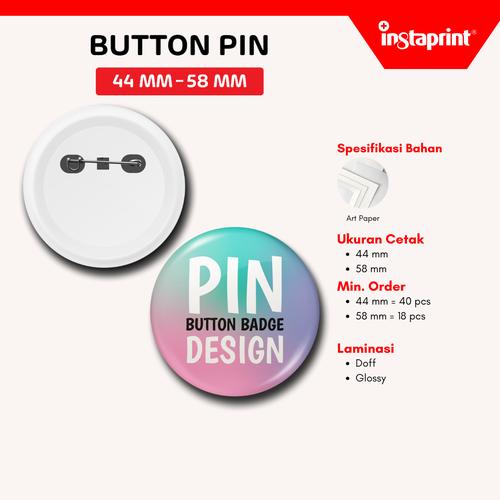 Jual Custom Round Pin / Gantungan Kunci 44 mm - Pin, Glossy - Kota ...