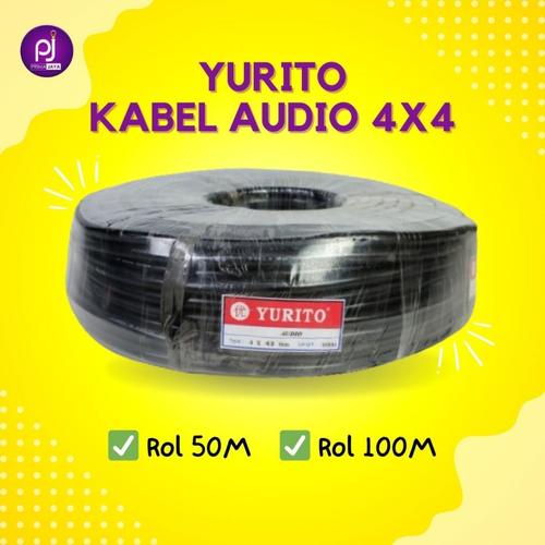 Jual Kabel Audio 4x4 Serabut Tembaga Panjang 50 100 Meter Yurito ...