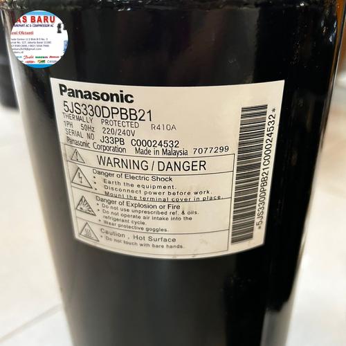 Jual COMPRESOR PANASONIC 5JS 330 1PHASE R410 - Jakarta Barat - TUNAS ...