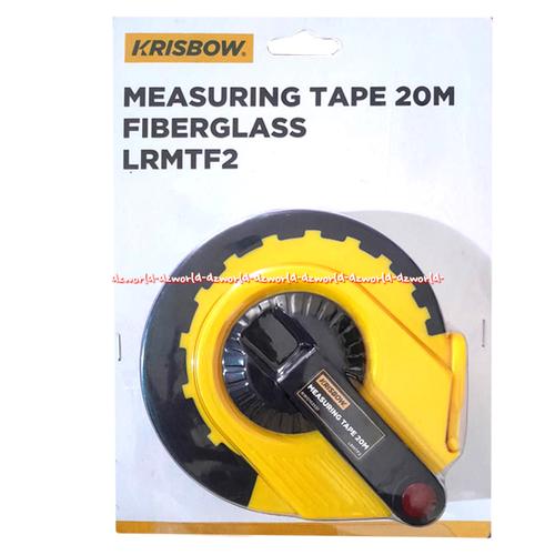 Jual Krisbow Fiberglass Measuring Tape 20M Alat Meteran Plastik 20 ...