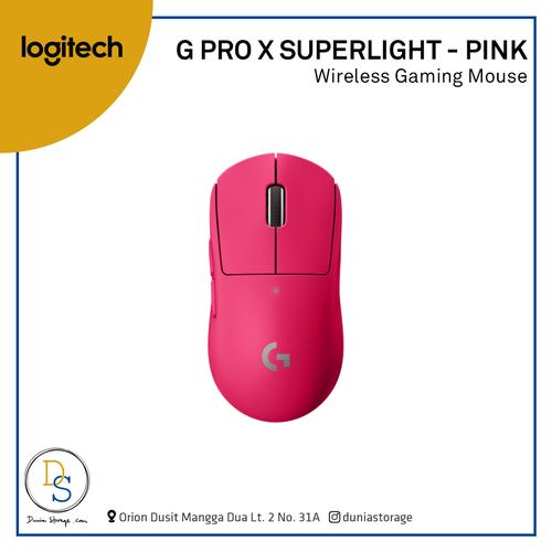Promo Logitech G PRO X SUPERLIGHT Wireless Gaming Mouse - Pink Cicil 0% ...