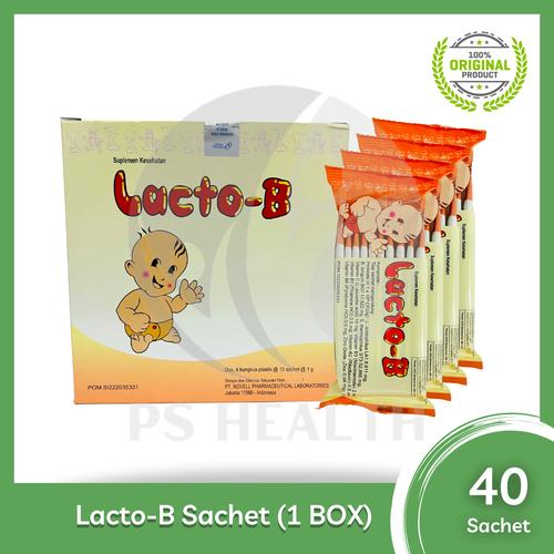 Jual Lacto-B Sachet , 1 BOX isi 40 sachet, Probiotik anak - Kab ...