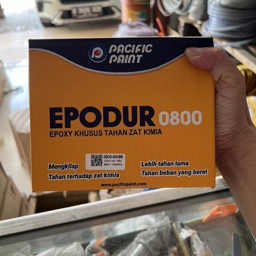 Jual Cat Epodur Pacific Paint cat epoxy tahan kimia set - Dark green ...