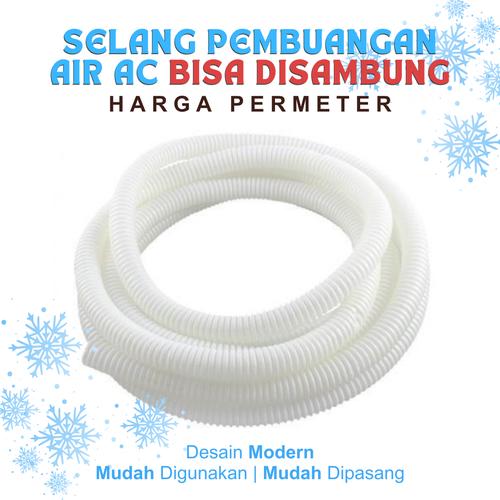Jual SELANG PEMBUANGAN AIR AC BISA DISAMBUNG PERMETER SELANG OUTLET AC ...