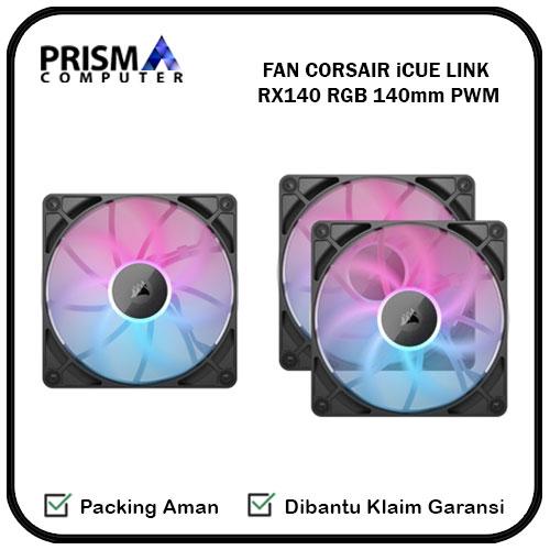 Jual FAN CORSAIR iCUE LINK RX140 RGB 140mm PWM - Jakarta Barat - Prisma ...