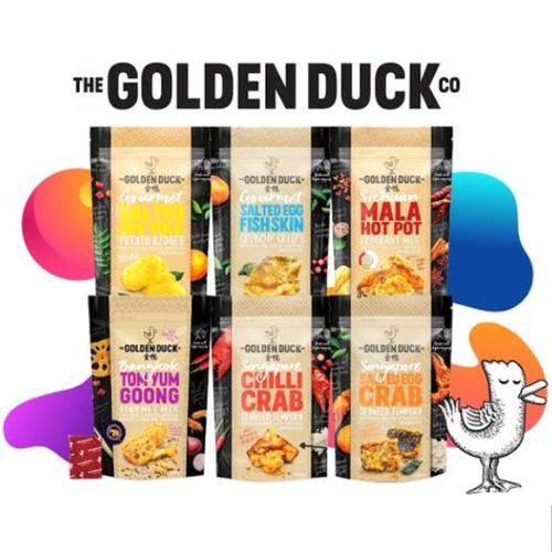 Jual GOLDEN DUCK Singapore Snack Chips - Salted Egg / Tom Yum / Crab ...