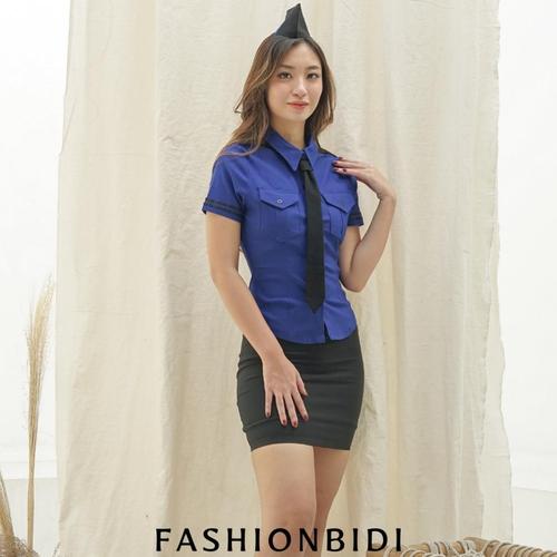 Jual Sale | Bidi - Natalie Cosplay Sexy Costume Pramugari Berkerah Set ...
