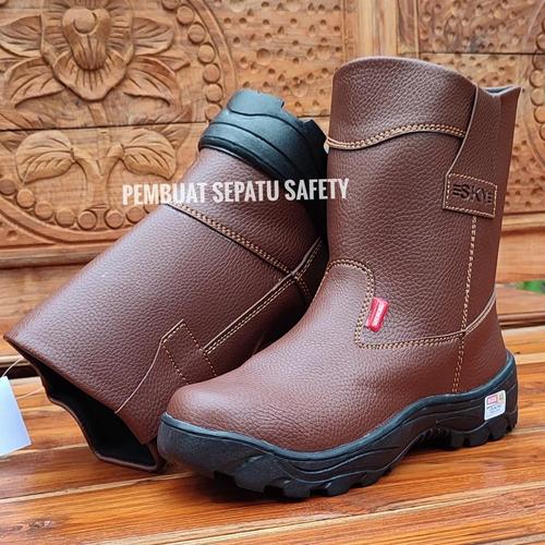 Jual Sepatu Septi Saveti Safety Boot King Shoes SKN Ujung Besi Kulit ...