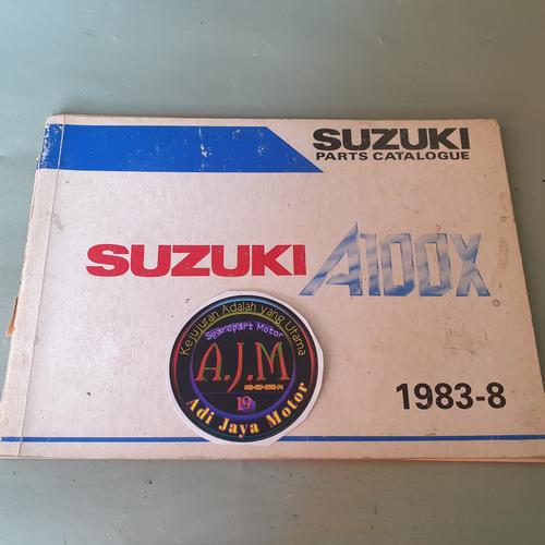 Jual Buku Part Catalog Katalog Copian Suzuki A100X A100 X - sampul ...