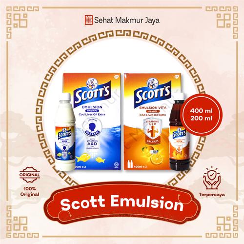 Jual Scott Emulsion Malaysia Original / Jeruk Isi 400, 200 ml ...