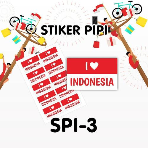 Jual Sticker Pipi Kemerdekaan Indonesia 17 Agustus Label Aksesoris HUT ...