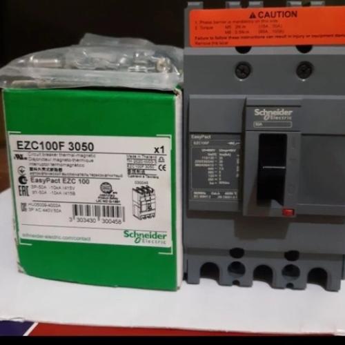 Jual MCCB EZC100F Schneider 3P 15A/25A/32A/40A/50A/60A/75A/80A/100A-15A Original Mccb Schneider ...