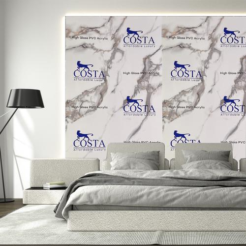 Jual Costa Marble PVC Akrilik Luxury Grade Marmer Slab - Corak - Alaska ...