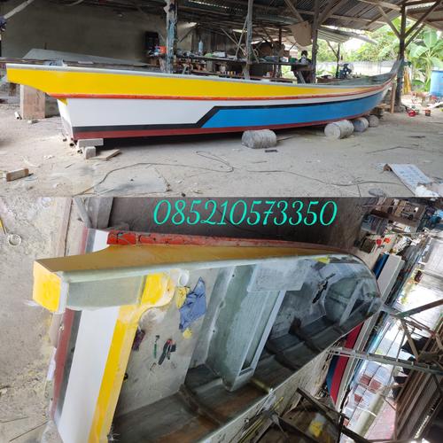 Jual Kapal Perahu Full Fiberglass Extra Sayap 6Meter X 1.4M NEW Model ...