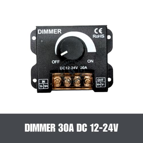Jual DIMMER 30A PENGATUR KECERAHAN LAMPU LED DC 12-24V STRIP BRIGHTNES ...