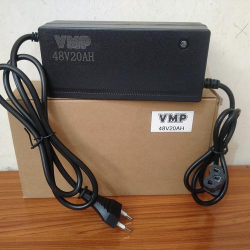 Jual Adaptor charger Adapter cas aki baterai sepeda listrik skuter 48v ...