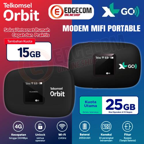 Jual Telkomsel Orbit Mifi N2 Portable Modem Wifi 4G High Speed Bonus ...