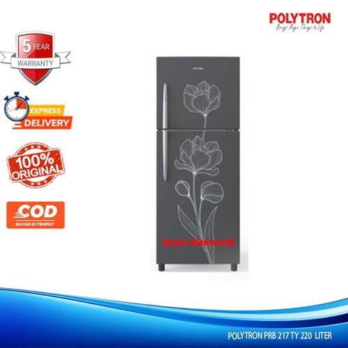 Jual POLYTRON Kulkas 2 Pintu 220 Liter PRB 217 TY Metalic Door Series ...