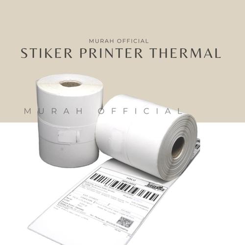 Jual Kertas Papper Stiker Label Printer Thermal 80x50 mm atau 8 cm x 5 ...
