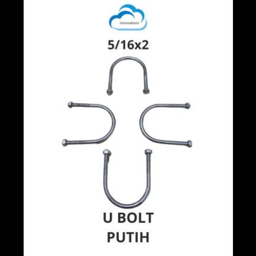 Jual Baut U Bolt Putih, U-Bolt 5/16x2 - Kab. Bogor - Awan Baut | Tokopedia