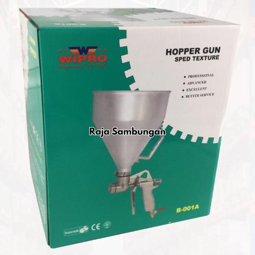 Jual Hopper Gun Sped Texture Paint Spray Semprotan Cat Tekstur Wipro ...
