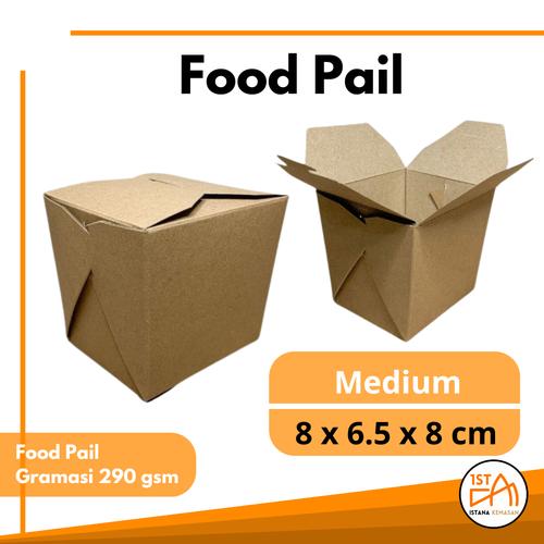 Jual Food Pail Medium Laminasi 290 Gsm / Paper Rice Box / Lunch Box ...