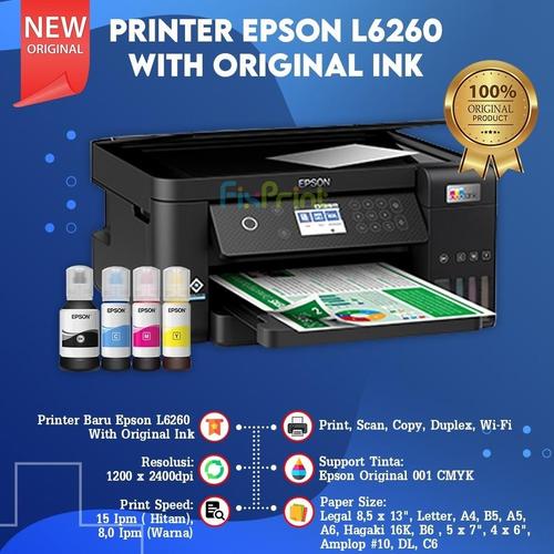 Jual New - Epson EcoTank L6260/L6290 All In One Ink Tank New A4 Print ...