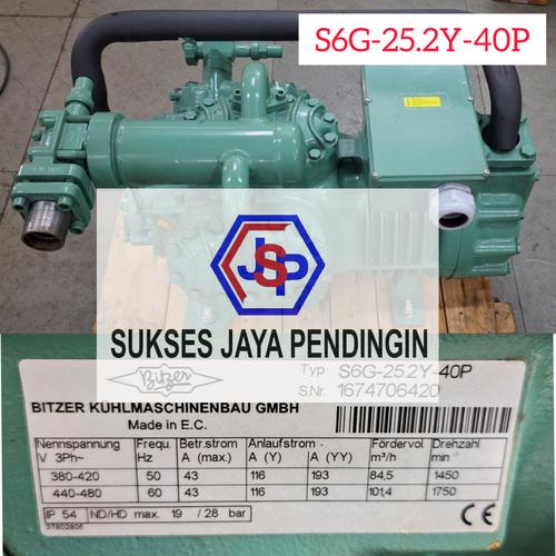Jual Compressor Bitzer S6G-25.2Y-40P 25PK ABF - Jakarta Barat - Sukses Jaya Pendingin | Tokopedia