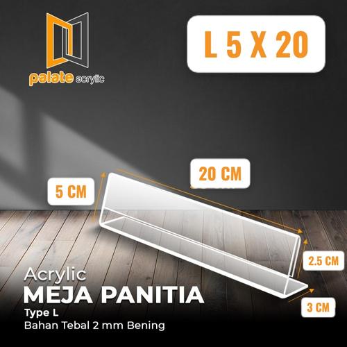 Jual AKRILIK NAMA / NAMA PANITIA / PAPAN NAMA MEJA AKRILIK MODEL L ...