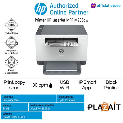 Promo Printer HP LaserJet MFP M236dw All-In-One Wireless Cicil 0% 3x - Kota Medan - PLAZA IT ...