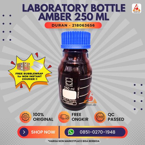 Jual Laboratory Bottle Amber 250 ml Duran | Botol Laboratorium Coklat ...