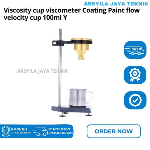 Jual Viscosity cup viscometer Coating Paint flow velocity cup 100ml Y ...