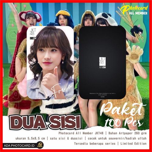 Promo Photocard ALL MEMBER JKT48 VARIAN II isi 100 Pcs Murah duasisi (Bonus Stiker dan inner ...