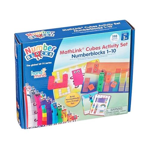 Jual Hand2Mind Numberblocks Mathlink Cubes 1–10 Activity Set - Jakarta ...