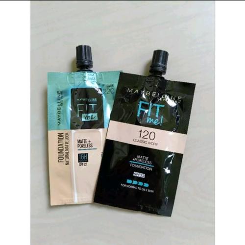 Jual Maybelline Foundation Fit Me Matte + Poreless Sachet 5 ml Original ...
