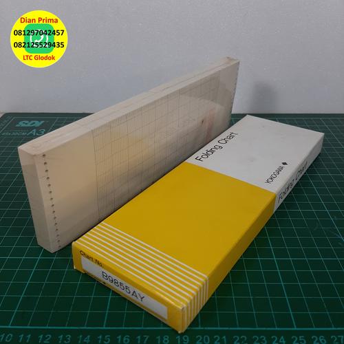 Jual Yokogawa folding chart B9855AY Fanfold Chart Paper 150mm wide ...