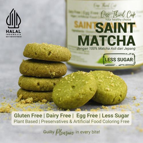 Jual Premium Gluten Free Vegan Butter Cookies Plant Base - Saint Matcha - 125 gram - Jakarta ...