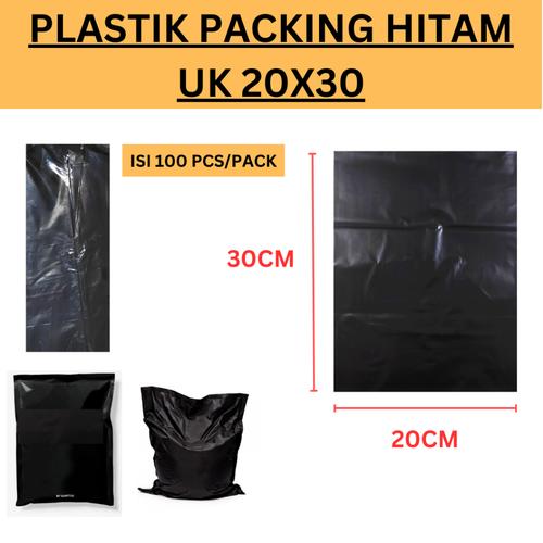 Jual Plastik Packing Hitam 20x30 (isi 100 Pcs) / 25x35 (isi 100 Pcs ...