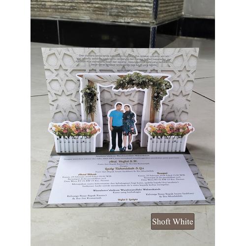 Jual Undangan Pernikahan Pop Up 3D SoftCover Photo Custom - Kab ...