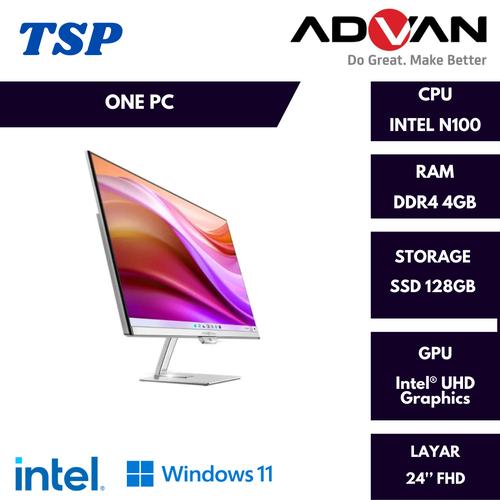 Jual Advan All In One PC AIO Intel N100 4GB 128GB Windows11 24'' FHD - Kota Semarang - TSP Tech ...