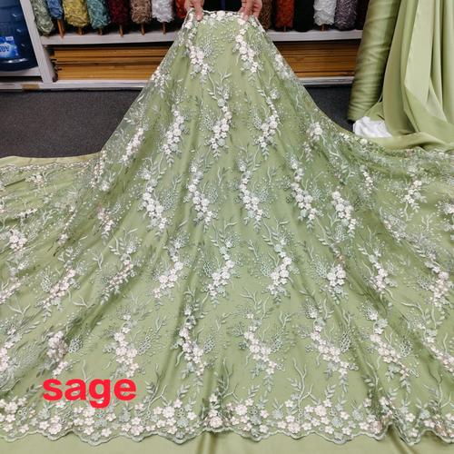 Jual Kain bahan tile payet/tile brukat mewah/tile elisaab/bahan kebaya ...