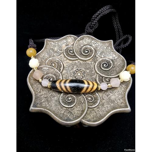 Jual Batu Dzi Akik Withered Lapis Bhaisajyaguru Blessed Tua Tibet ...