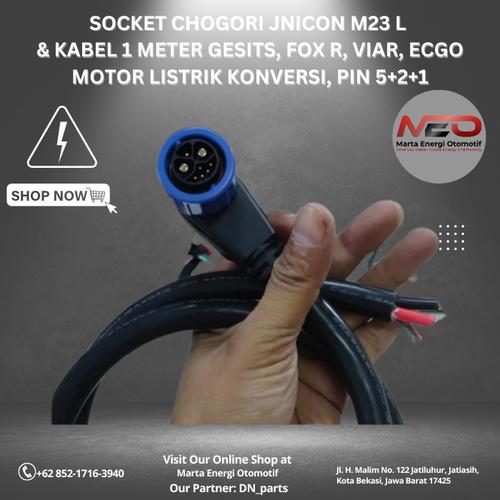 Jual Socket Soket Chogori Jnicon M23 GESITS, FOXR, ECGO, VIAR, Motor Listrik Custom - Kota ...