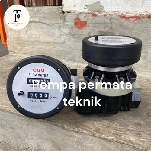 Jual Flow meter Solar 1 inch OGM Oval Gear Flowmeter 1inch Flowmeter ...