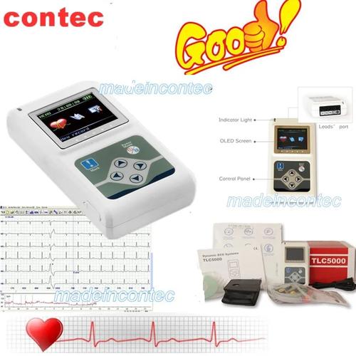 Jual CONTEC TLC5000 24Hours CE Dynamic ECG ECG Systems 12 Channel - Kab ...