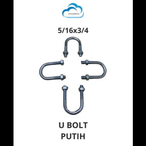 Jual Baut U Bolt Putih, U-Bolt 5/16x3/4 - Kab. Bogor - Awan Baut ...