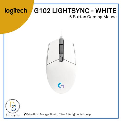 Jual Logitech G102 LIGHTSYNC Gaming Mouse - Putih - Jakarta Pusat - Dunia Storage Komputer ...